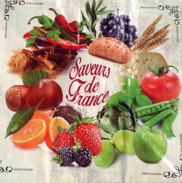 J'aime La Papeterie Shopping bag French vegetables fruits sac cabas ...