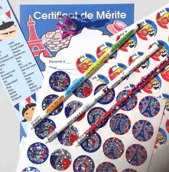 J'aime La Papeterie Récompenses en français